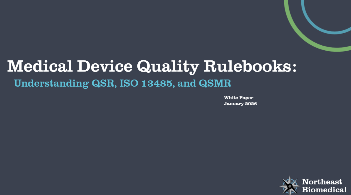 Medical Device Rulebooks: Understanding QSR, ISO 13485, and QSMR White ...